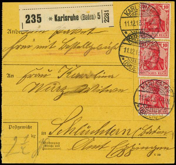 Stamp Auction - Deutsches Reich Deutsches Reich - Auction #364, lot 1235